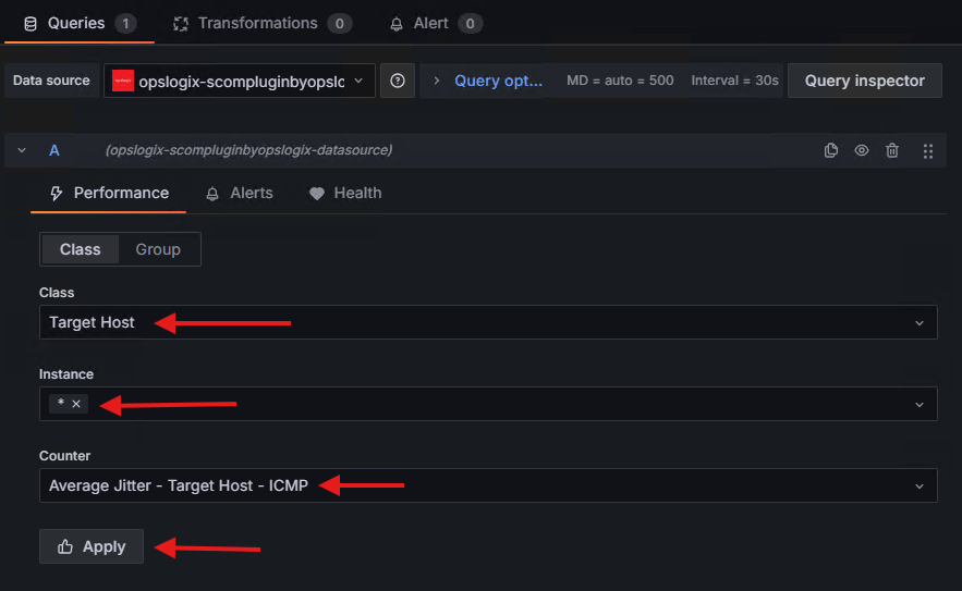 SCOM Data Source for Grafana: Ping Dashboard Example Part 4
