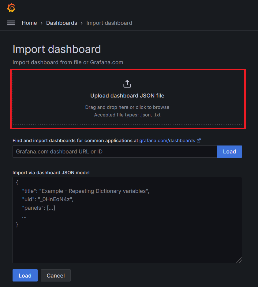 How to Export and Import Grafana dashboards