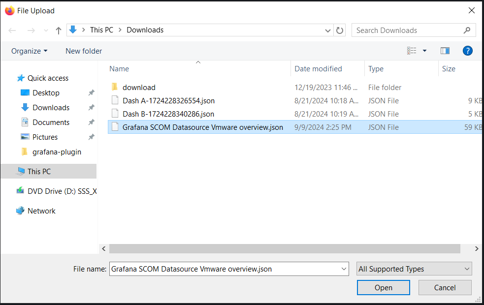 How to Export and Import Grafana dashboards