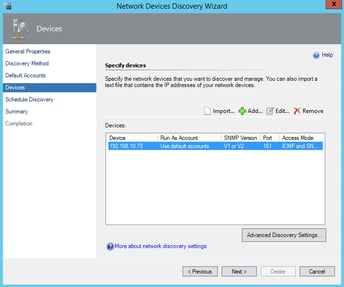 Add a Network device