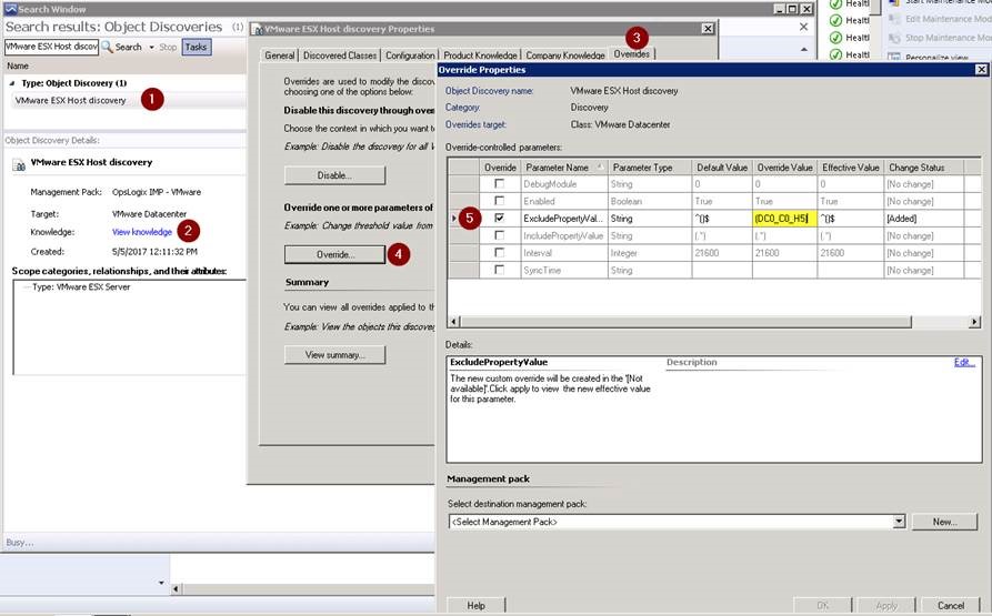 KB: How to exclude VMware components from monitoring